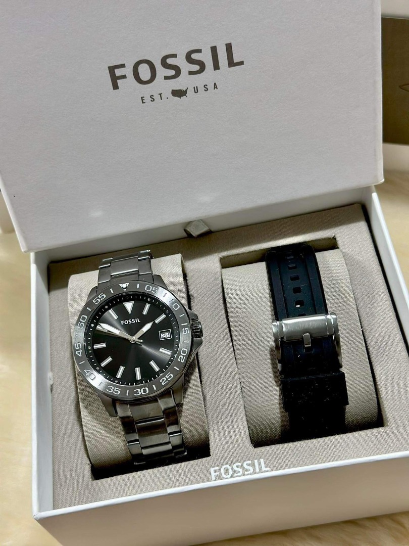 FOSSIL SET, perfect for gifts, Men's Fashion, Watches & Accessories ...