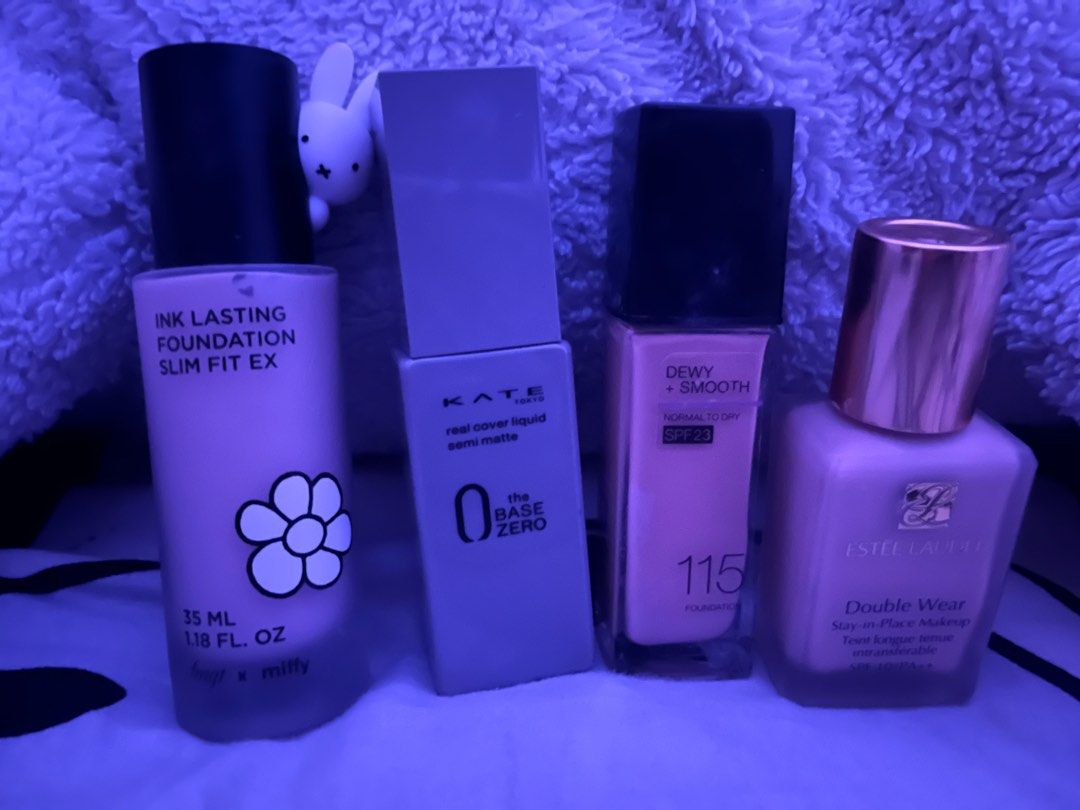 Foundation clearance make up Estée Lauder Maybelline fit me foundation ...