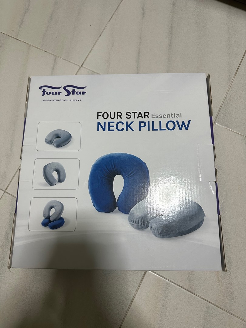 Four star neck pillow, Hobbies & Toys, Travel, Travel Essentials ...