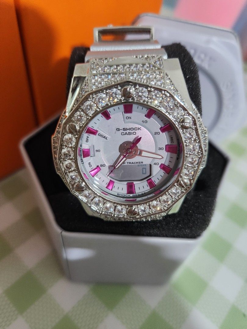 G SHOCK CUSTOMISED CRYSTAL, Luxury, Watches on Carousell