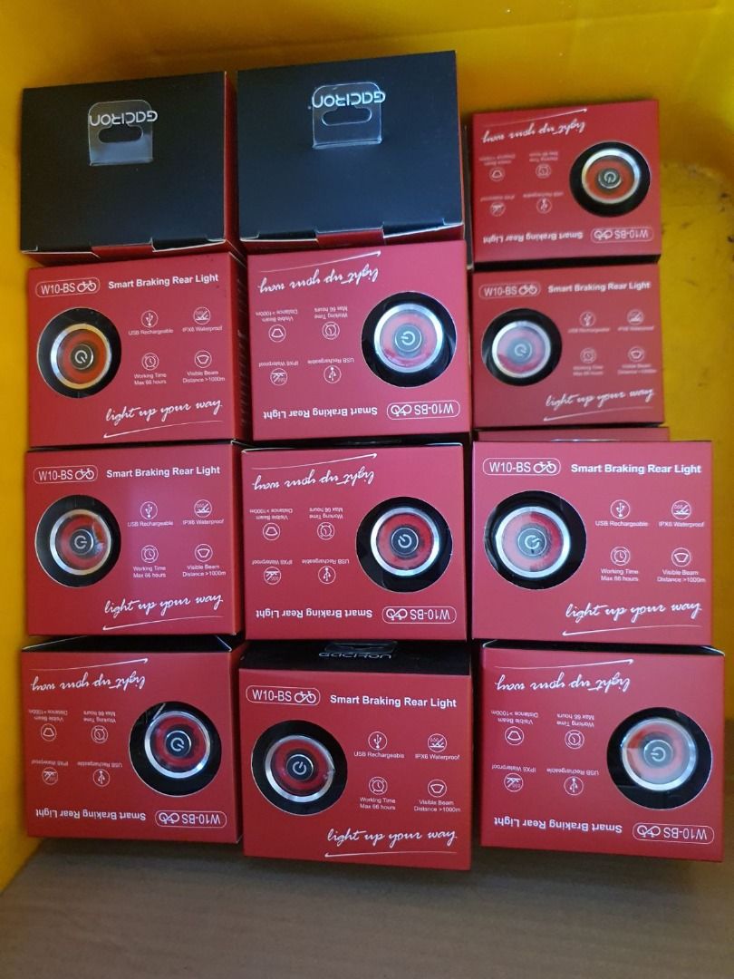 GACIRON W10 W10-BS USB Charging Bike Tail Light lantern Smart Brake Sensor Taillight MTB Road ...