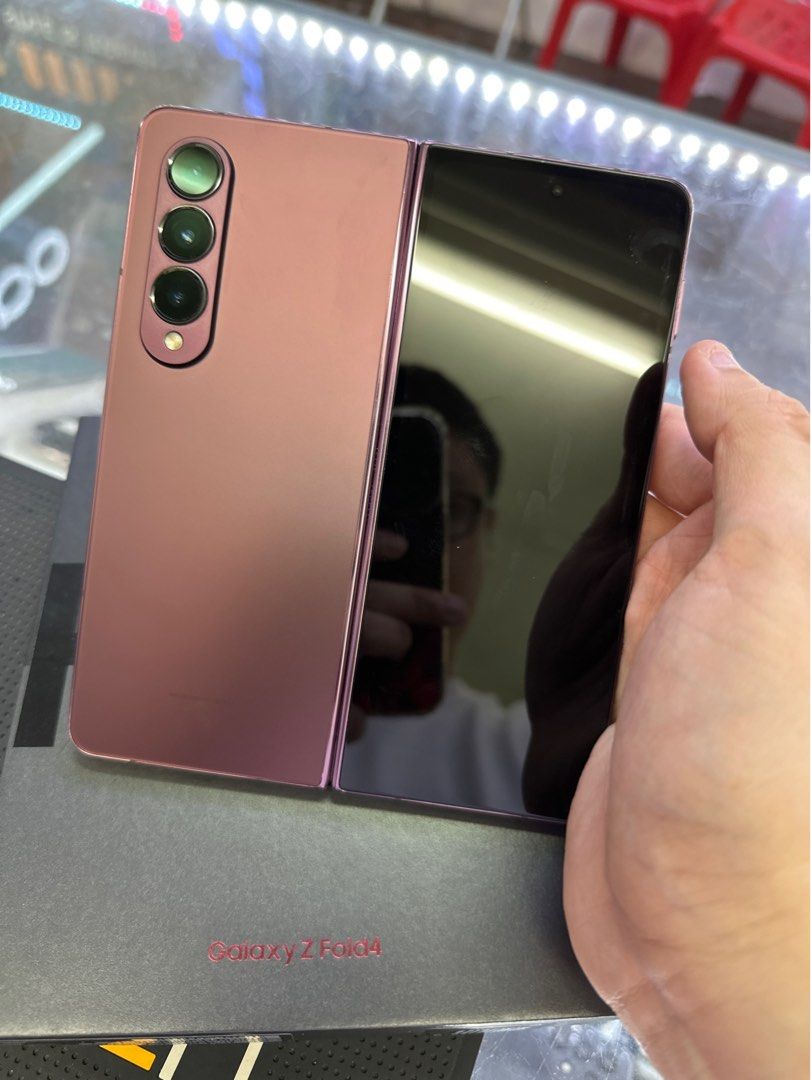 Galaxy Z Fold 4 Burgundy 256GB, Mobile Phones & Gadgets, Mobile Phones ...