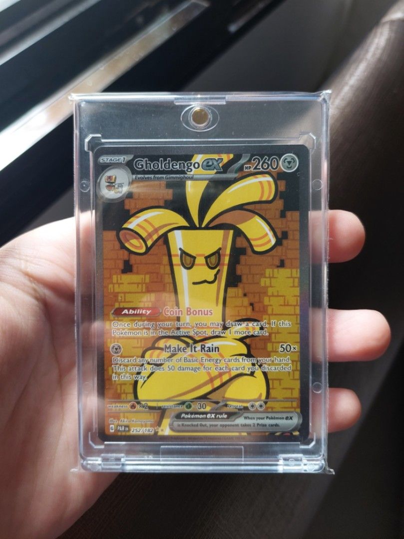 Gholdengo Ex SAR sar paradox rift booster pack box pokemon cards ...