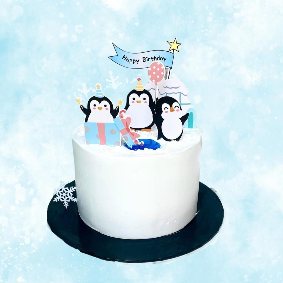 Halal-Certified Penguin Carnival Cake, Food & Drinks, Homemade Bakes on ...