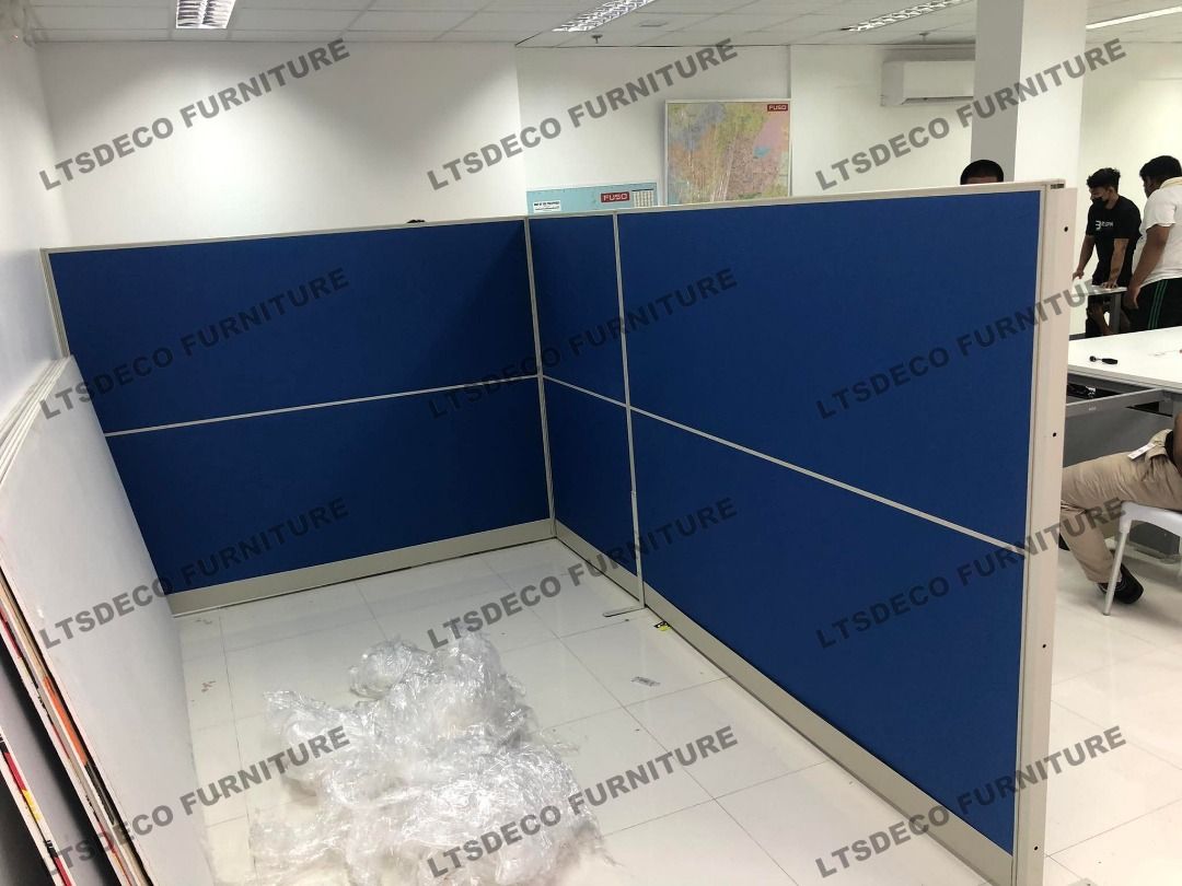 HIGH WALL PANEL FULL FABRIC OFFICE PARTITION | OFFICE FURNITURE ...