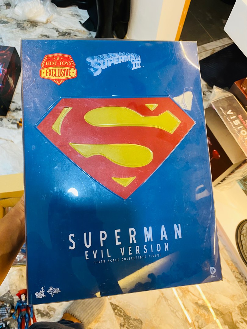 Hot Toys Christopher Reeve Superman Evil Version (RARE), Hobbies & Toys ...