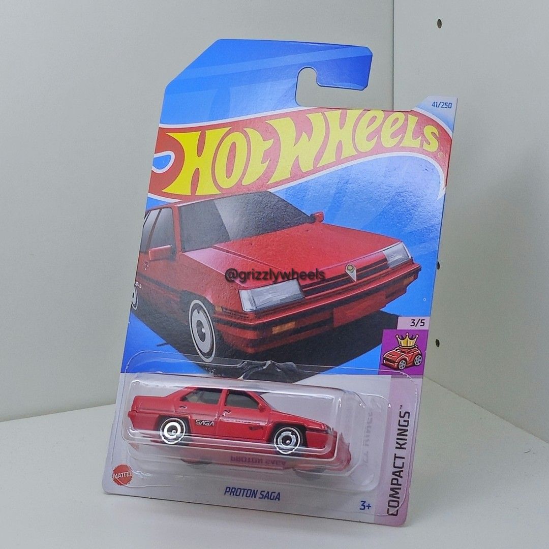 Hot Wheels Proton Saga, Hobbies & Toys, Toys & Games on Carousell
