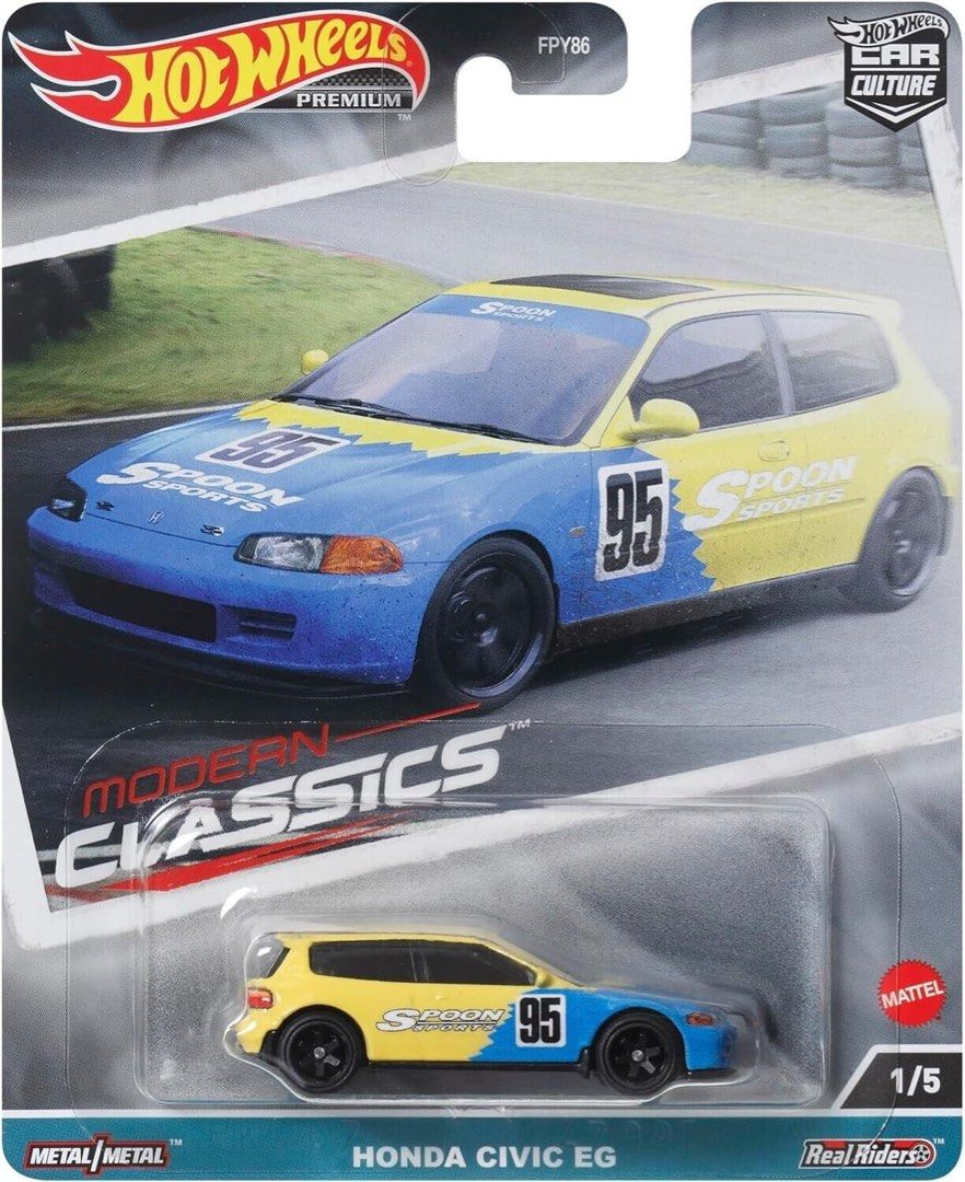 Hotwheels Spoon Honda Civic EG, Hobbies & Toys, Toys & Games on Carousell