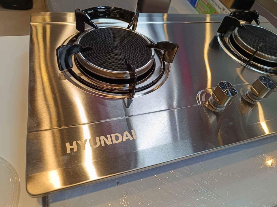 Hyundai Double Infrared Ceramic Burner Gas Stove Stainless Steel Built ...