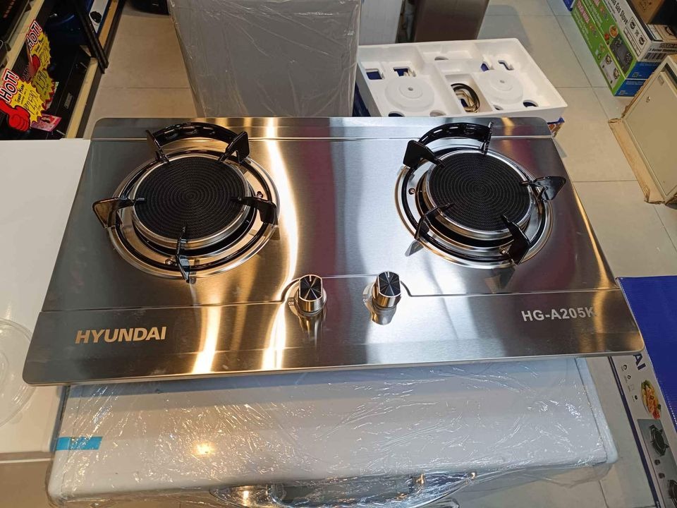 Hyundai Double Infrared Ceramic Burner Gas Stove Stainless Steel Built ...