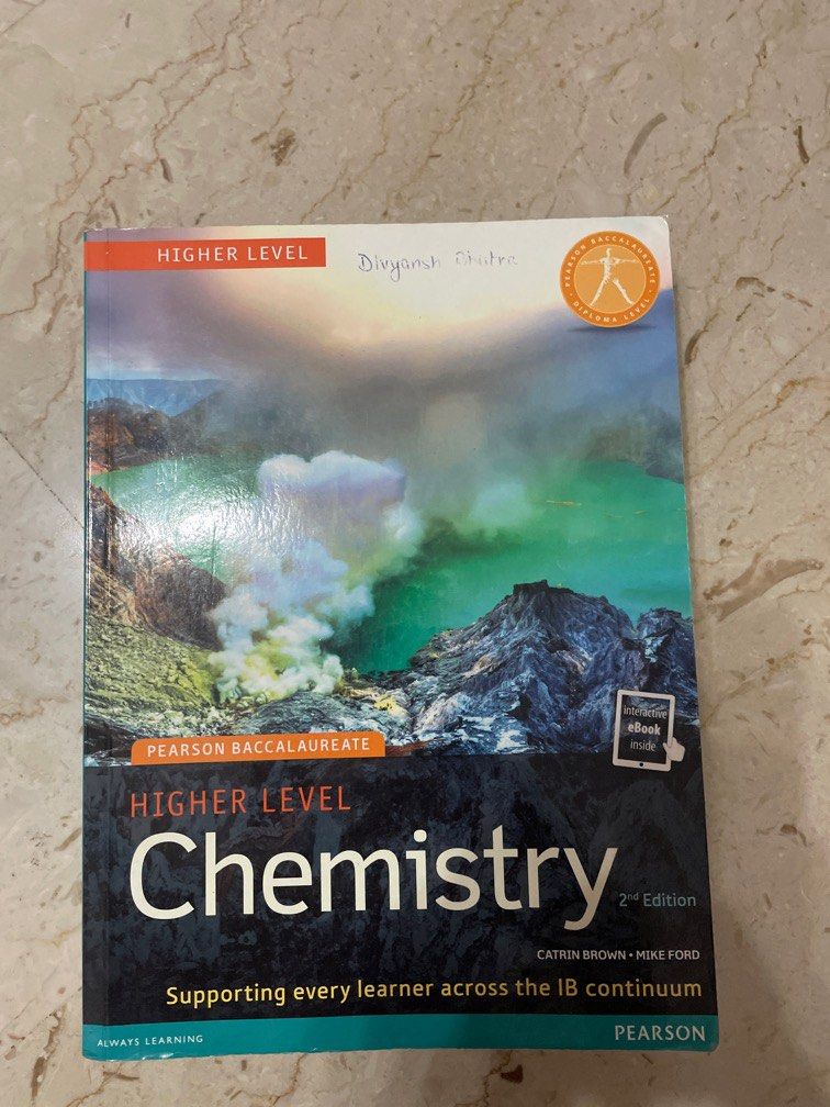 IB HL Chemistry Pearson Textbook, Hobbies & Toys, Books & Magazines ...