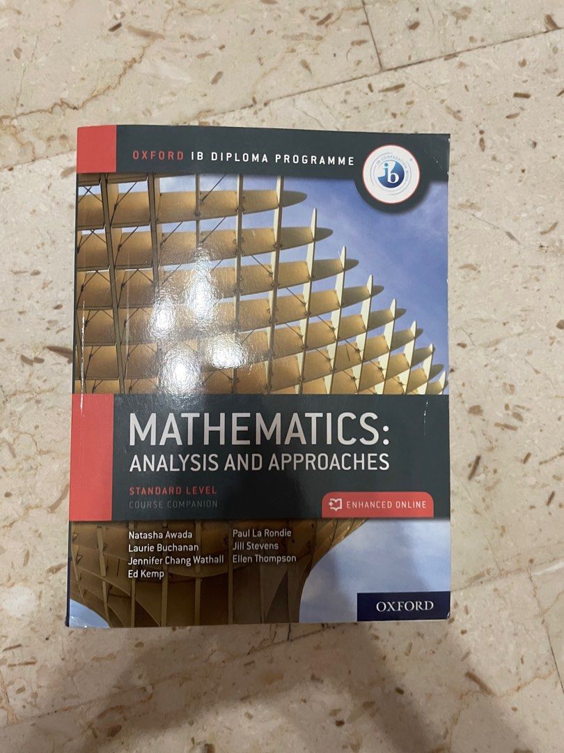 IB SL Math Analysis and Approaches Oxford Textbook, Hobbies & Toys ...