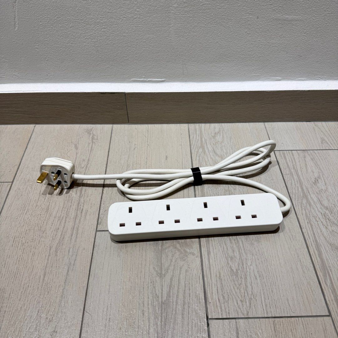 IKEA Cable extension 4 plugs 1.5m cable plug socket, TV & Home ...