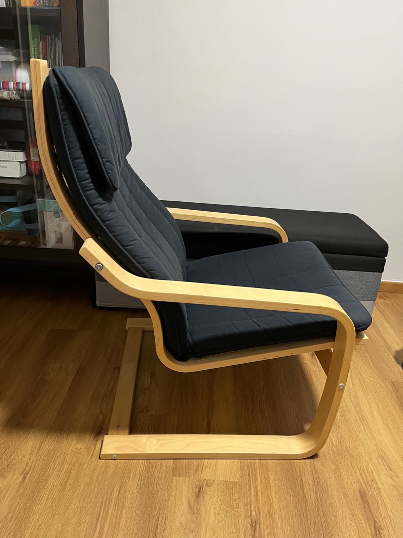 Ikea Poang Arm Chair, Furniture & Home Living, Furniture, Chairs on ...