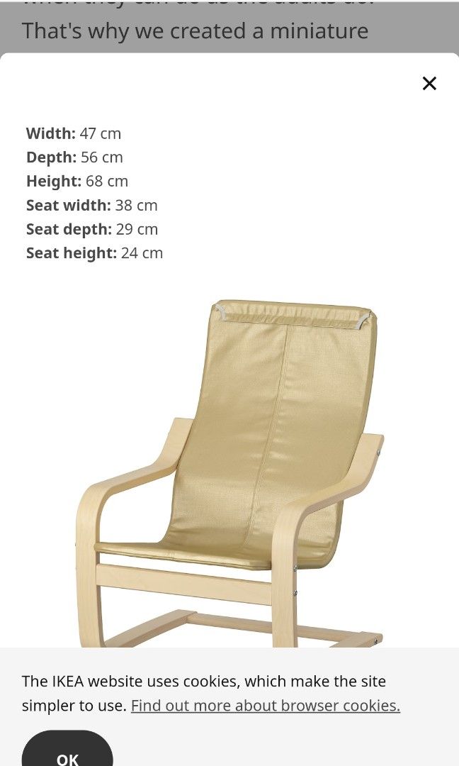 Ikea Poang Chairs, Babies & Kids, Baby Nursery & Kids Furniture, Kids ...