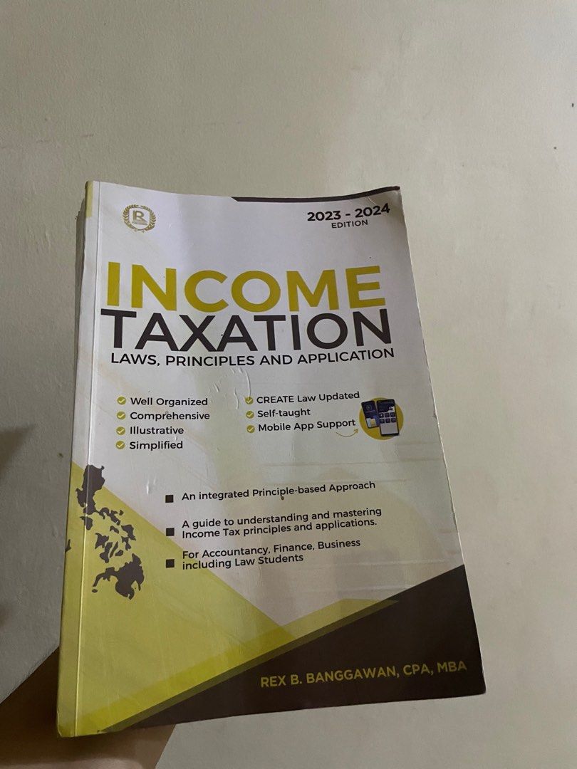 Income taxation by rex banggawan 2023-2024, Hobbies & Toys, Books ... Income taxation by rex banggawan 2023-2024, Hobbies & Toys, Books ...