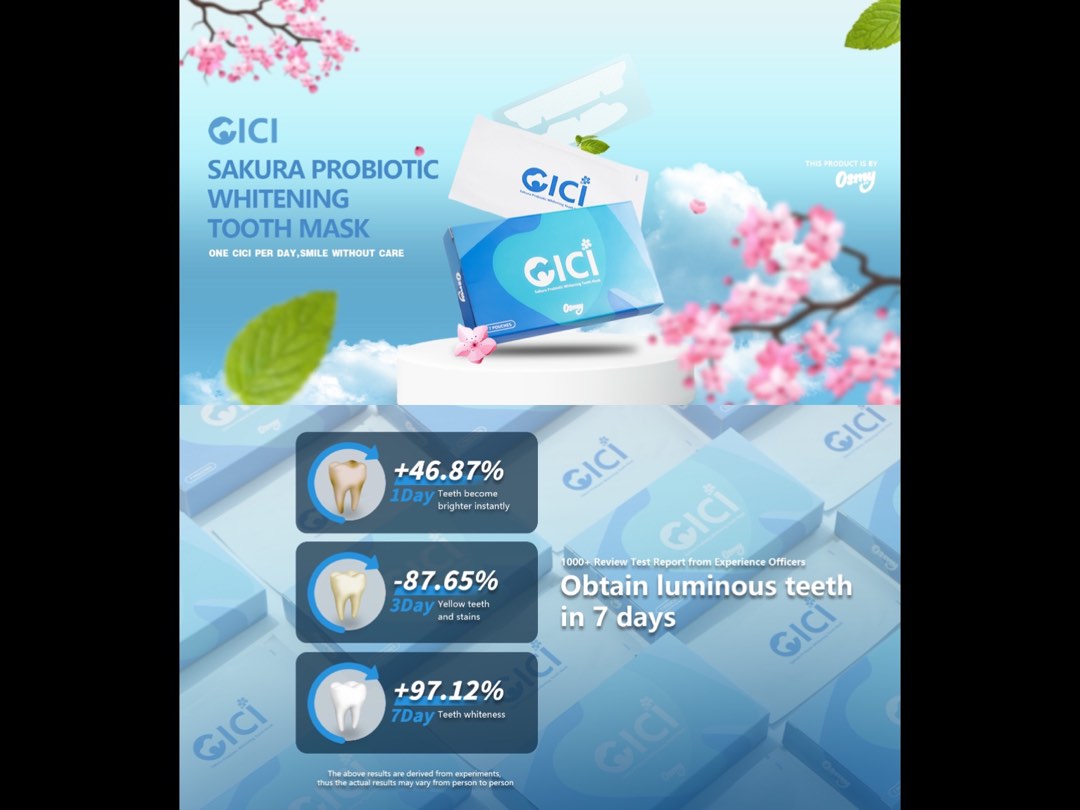 [FAST DISPATCH] CICI Probiotic Sakura Tooth Mask | Whitening tooth ...