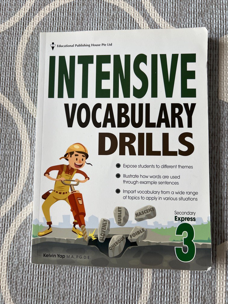 Intensive Vocabulary Drills (Secondary 3), Hobbies & Toys, Books ...