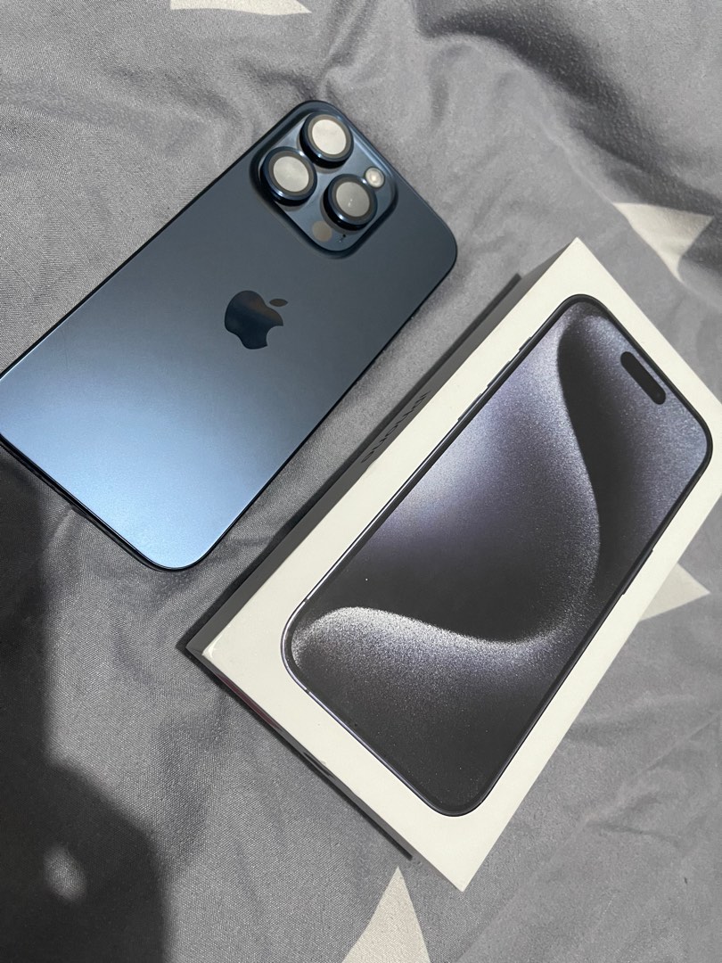 Iphone 15 Pro 256gb (Blue Titanium) SLIGHT NEGO!, Mobile Phones ...
