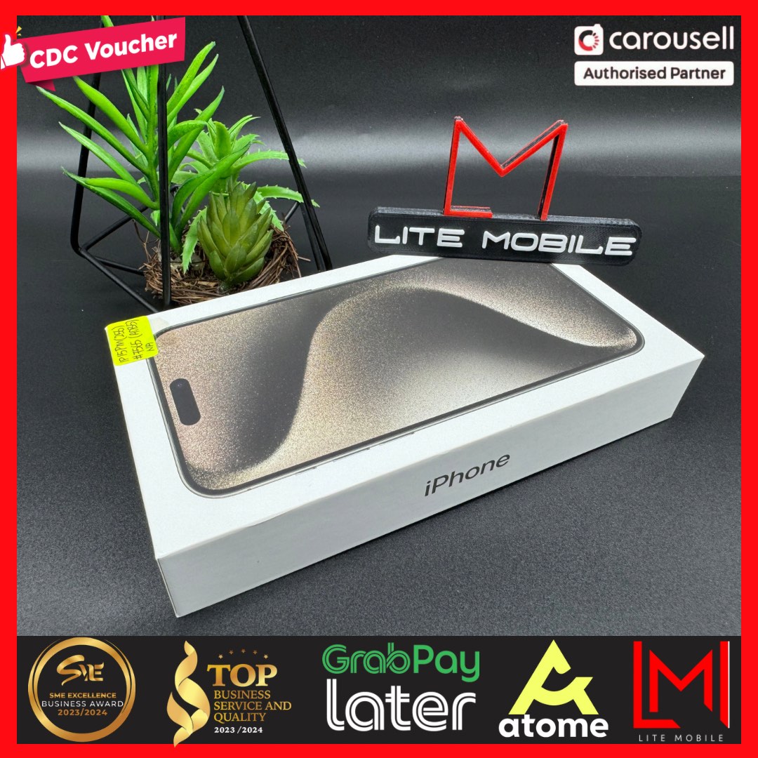 iPhone 15 Pro Max Natural Titanium 256GB, Mobile Phones & Gadgets ...