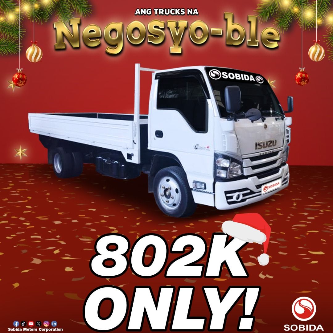 Isuzu Sobida Elf NKR surplus Dropside Truck used for sale, Special ...