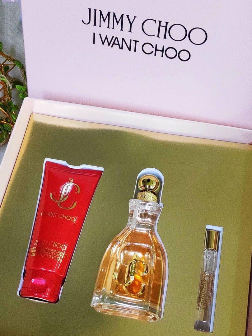 JIMMY CHOO IWANT CHOO SET, Beauty & Personal Care, Fragrance ...