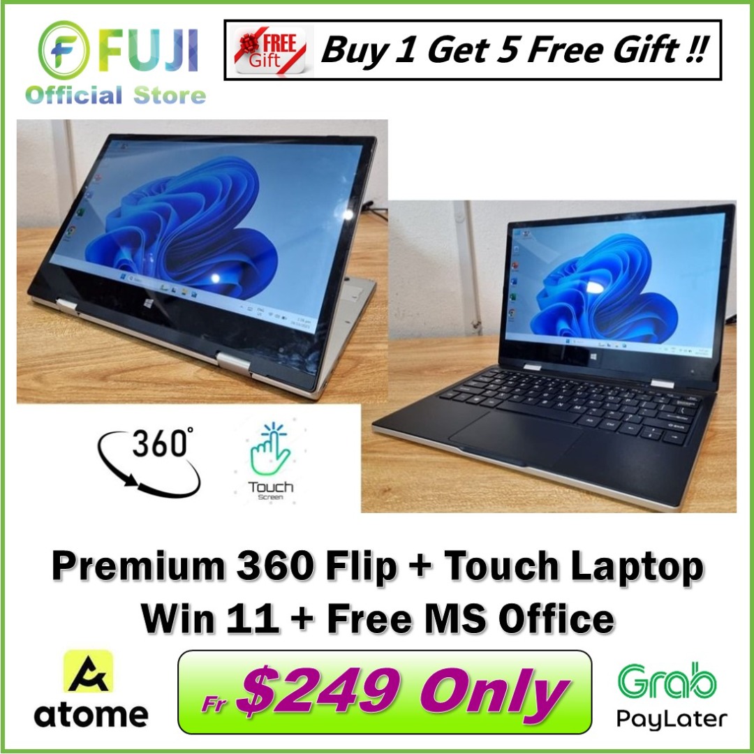 Jumper 360 Flip + Touch Screen Laptop - 6GB RAM - 128GB SSD Drive ...