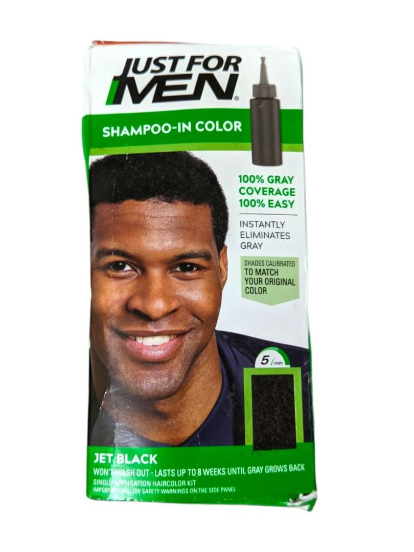 Just For Men Shampoo-In Color Mens Hair Color with Keratin and Vitamin ...