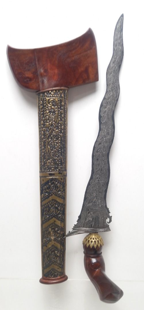 Keris Melayu Riau Luk 9 Dwi Warna Collection Purposes, Hobbies & Toys ...