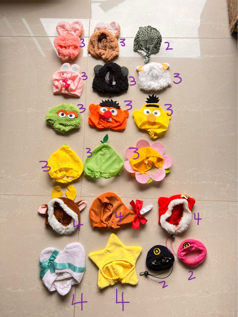 Kitan club cute cat headgear Sesame Street Christmas fruit cap present ...