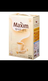 Korean brand Maxim white gold coffee instant, Food & Drinks, Beverages ...
