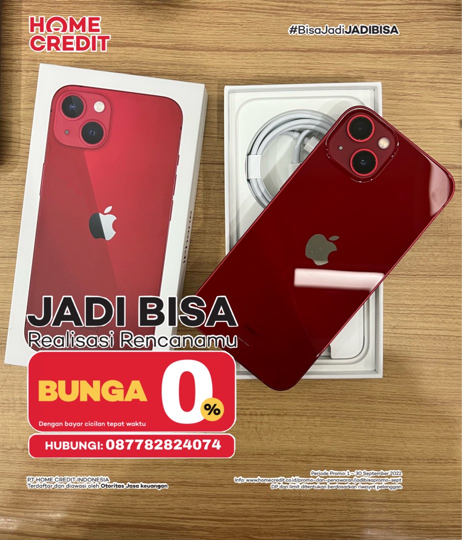 Kredit Apple iPhone 13 256GB Resmi DP mulai 0, Telepon Seluler & Tablet, iPhone, iPhone 13 ...
