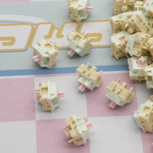 KTT Meow Linear Switch for mechanical keyboard factory lubed local ...