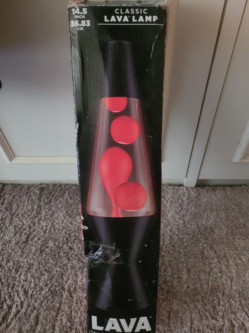 LAVA Lamp RED, Furniture & Home Living, Home Decor, Vases & Decorative ...