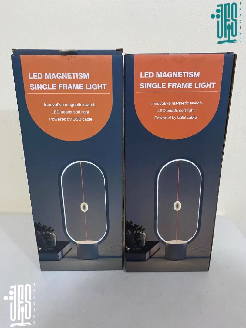 LED magnetic lamp, Furniture & Home Living, Lighting & Fans, Lighting ...