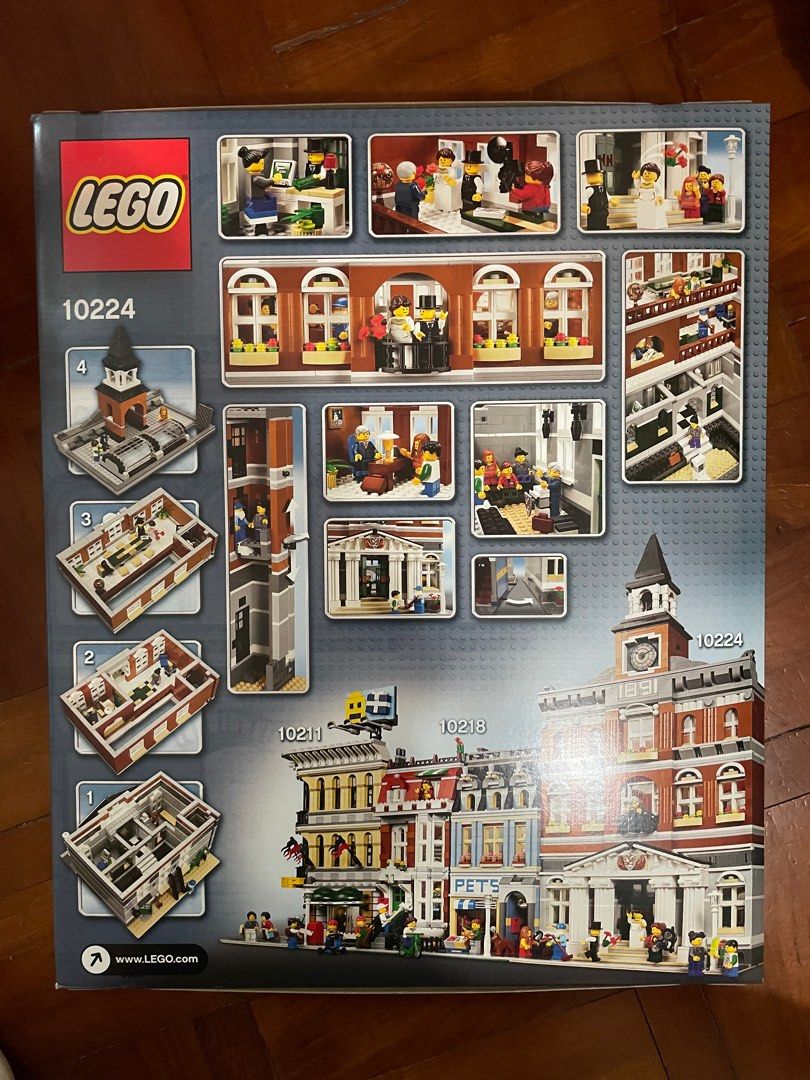 全新LEGO。10224 - Town Hall, 興趣及遊戲, 玩具 & 遊戲類 - Carousell