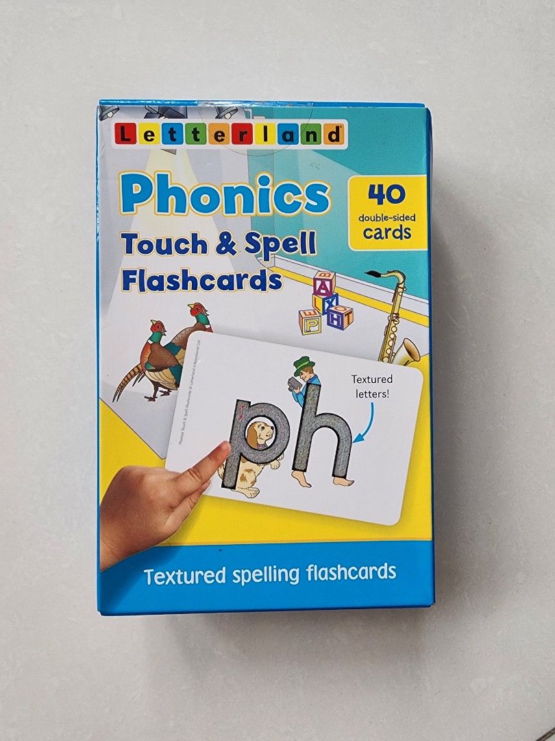 Letterland Phonics Touch & Spell Flashcards, Hobbies & Toys, Toys ...