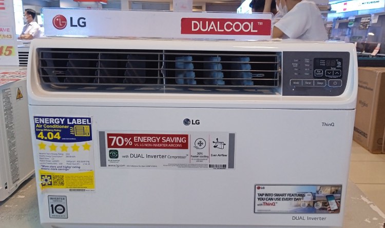 LG WINDOW TYPE INVERTER AIR CONDITIONERS LA080GC LA100GC LA130GC ...