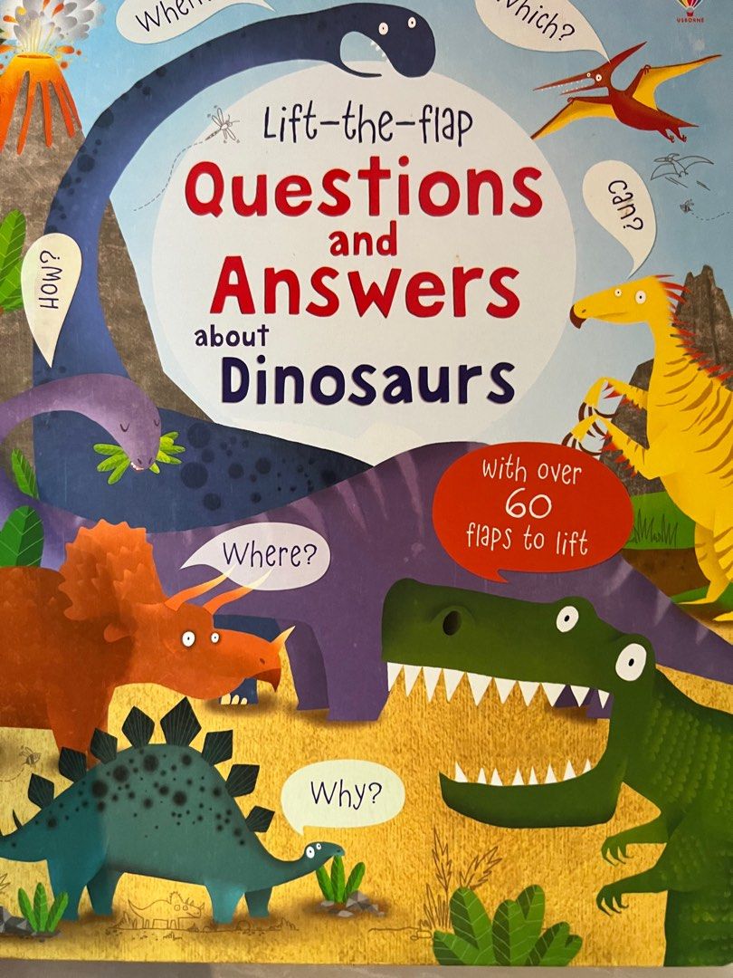 Lift Flap Dinosaurs, Hobbies & Toys, Books & Magazines, Children's ...