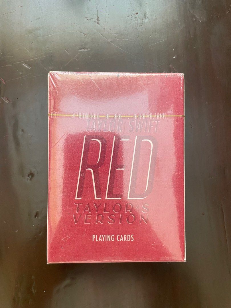 Limited Ed Taylor Swift RED TV Playing Cards, Hobbies & Toys ...