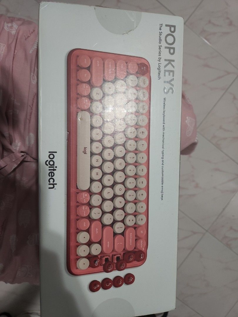 Logitech Pop Keys Pink, Computers & Tech, Parts & Accessories, Computer ...