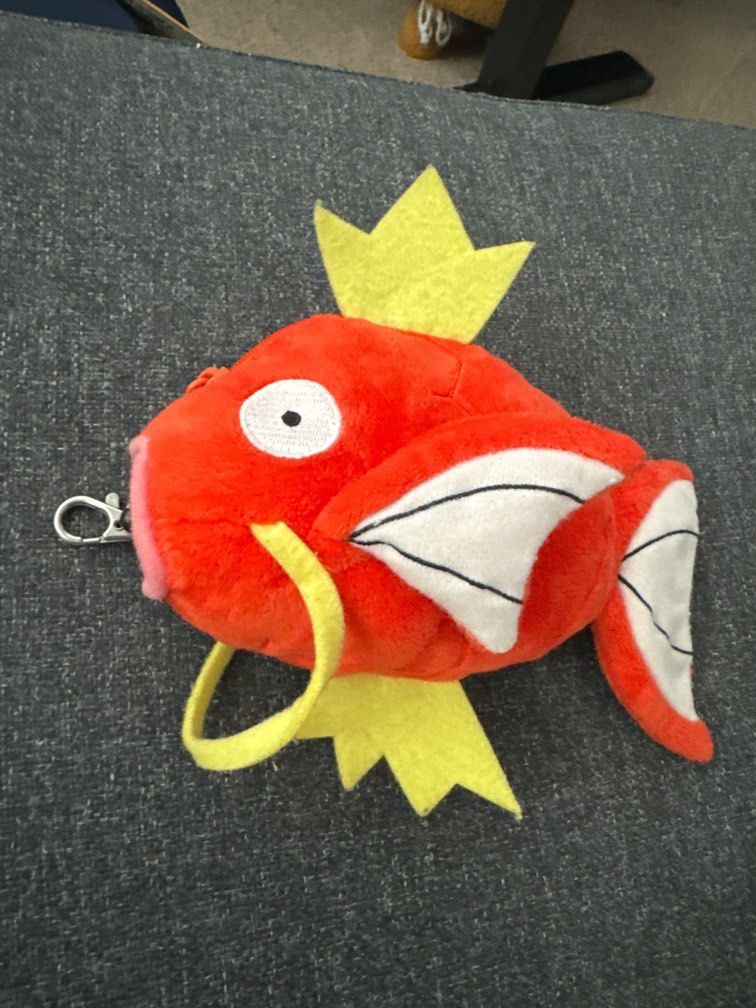 Magikarp original goods Japan pokecenter pass case retractable hook ...