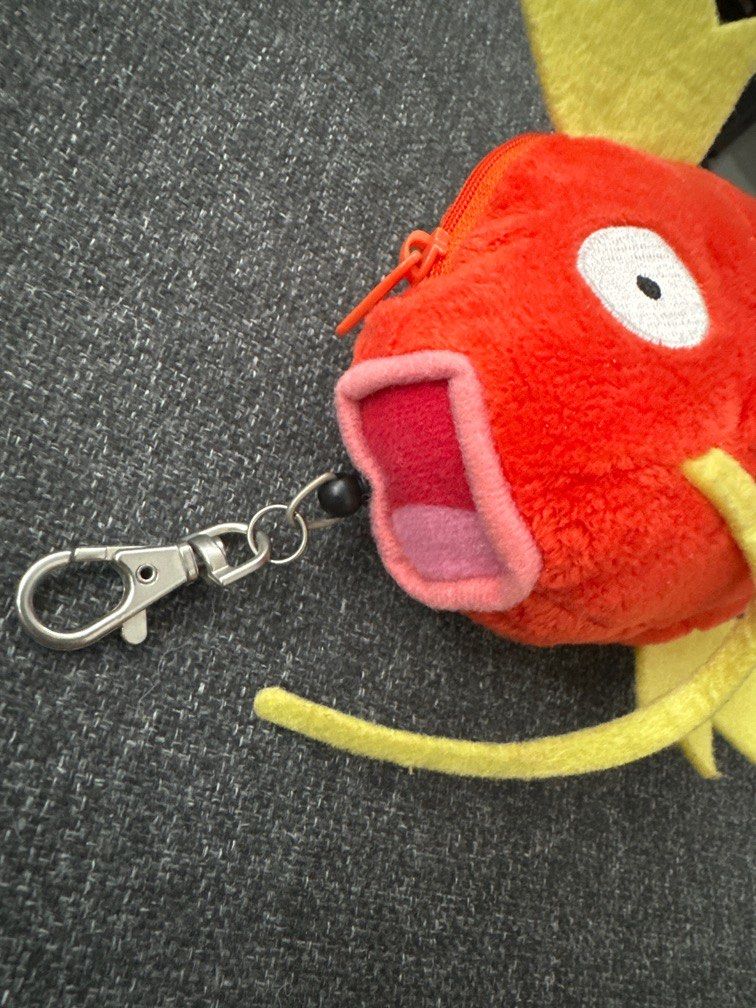 Magikarp original goods Japan pokecenter pass case retractable hook ...