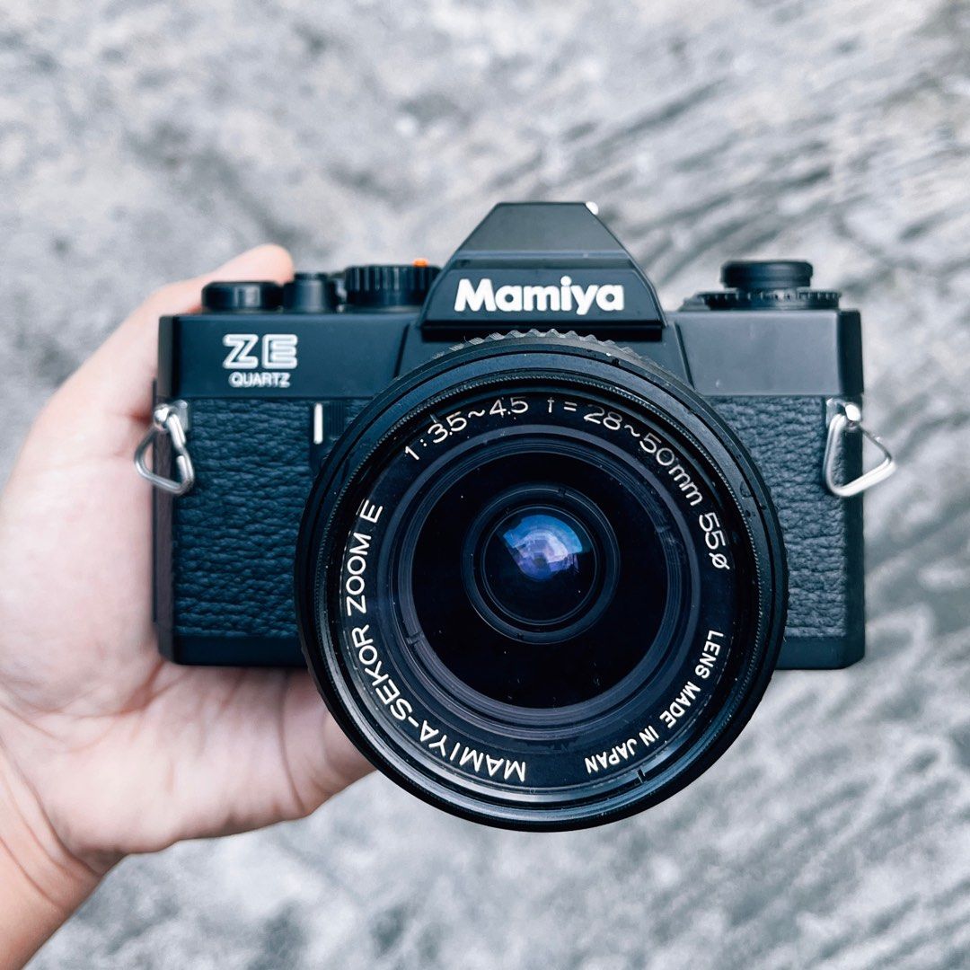 Mamiya ZE Quartz w/ Mamiya Sekor Zoom E, Photography, Cameras on Carousell