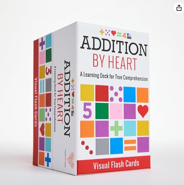 Math for Love Addition by Heart Visual Flash Cards - a Colorful ...