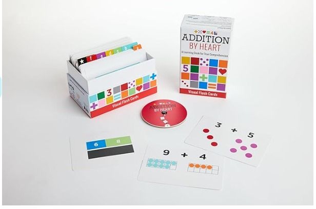 Math for Love Addition by Heart Visual Flash Cards - a Colorful ...