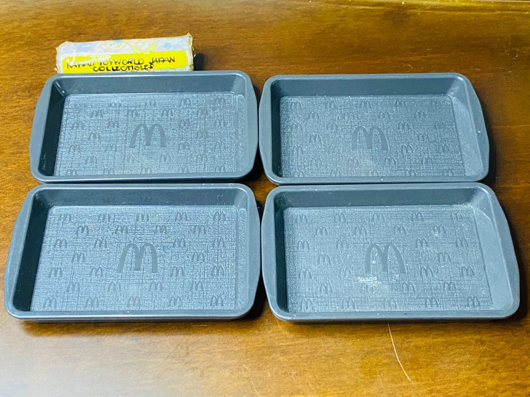 Mcdo Food tray set 250 (foodies not included), Hobbies & Toys, Toys ...