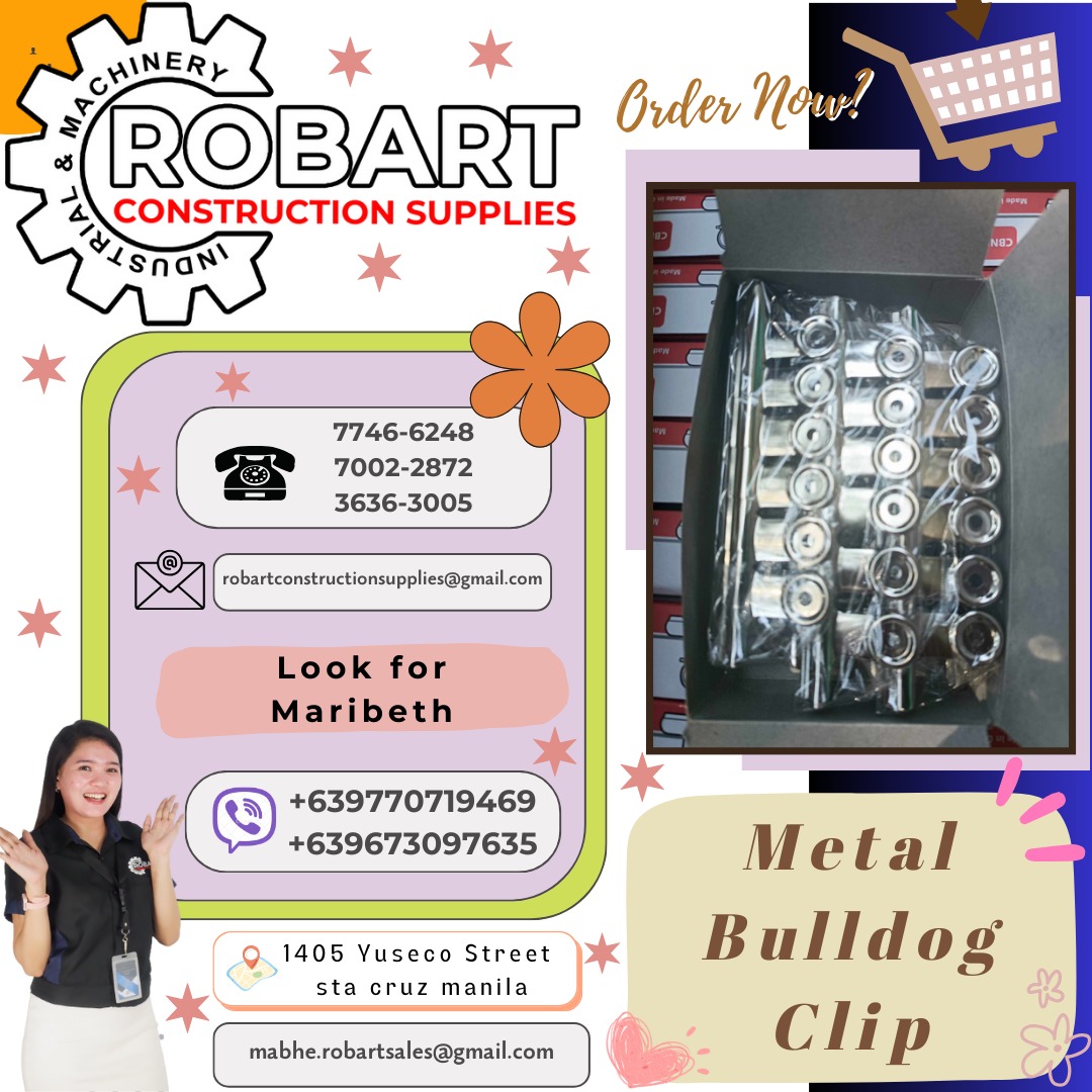 Metal Bulldog Clip, Commercial & Industrial, Construction Tools ...