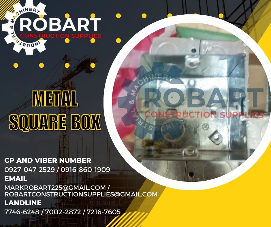 Metal Square Box, Commercial & Industrial, Construction & Building ...