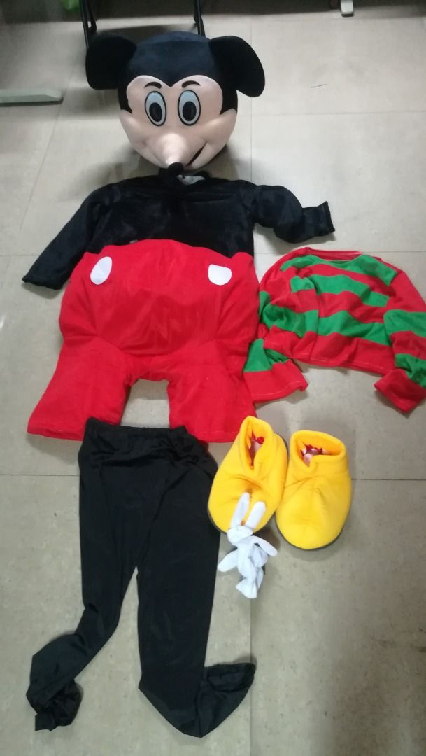 Mickey Mouse and Garfield Adult Mascot Costume For Party, Hobbies ...